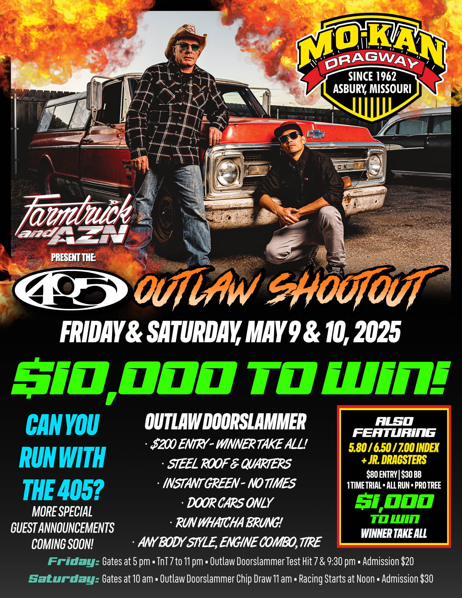 Smokin' Mo-Kan Dragway - Asbury, Missouri - WDRA Sanctioned Dragstrip ...